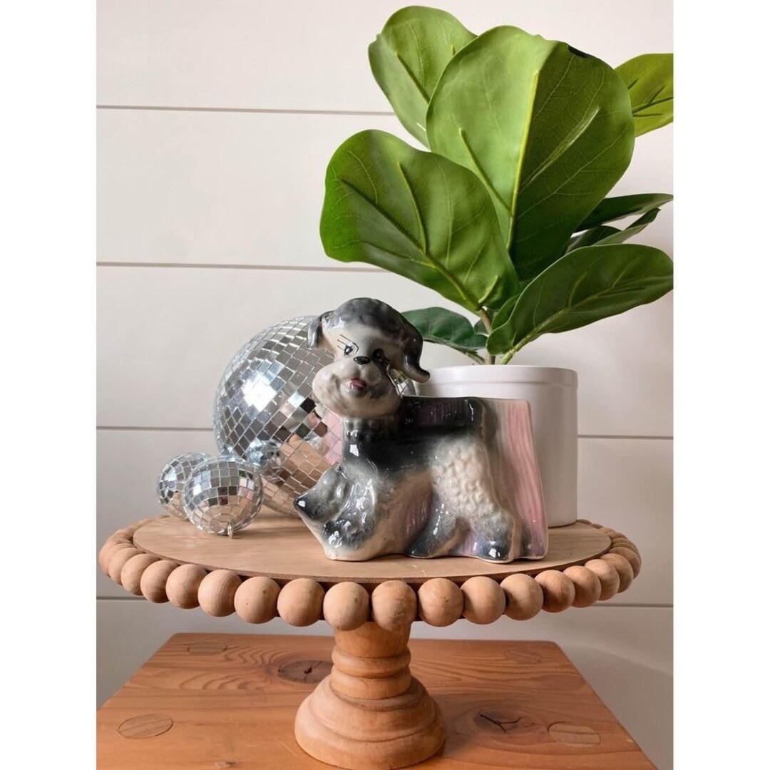 Vintage Ceramic Poodle Planter Pot 1950s Kitschy Decor Quirky - Etsy