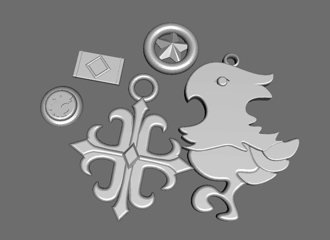 FFXIV Streetwear Gear Accessories 3D Print Files - Etsy