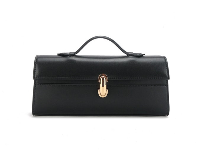 Fashion Leather Box Handbag Custom Square Handbag Women Leather Bag ...