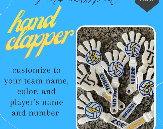Personalized Hand Clapper - Etsy