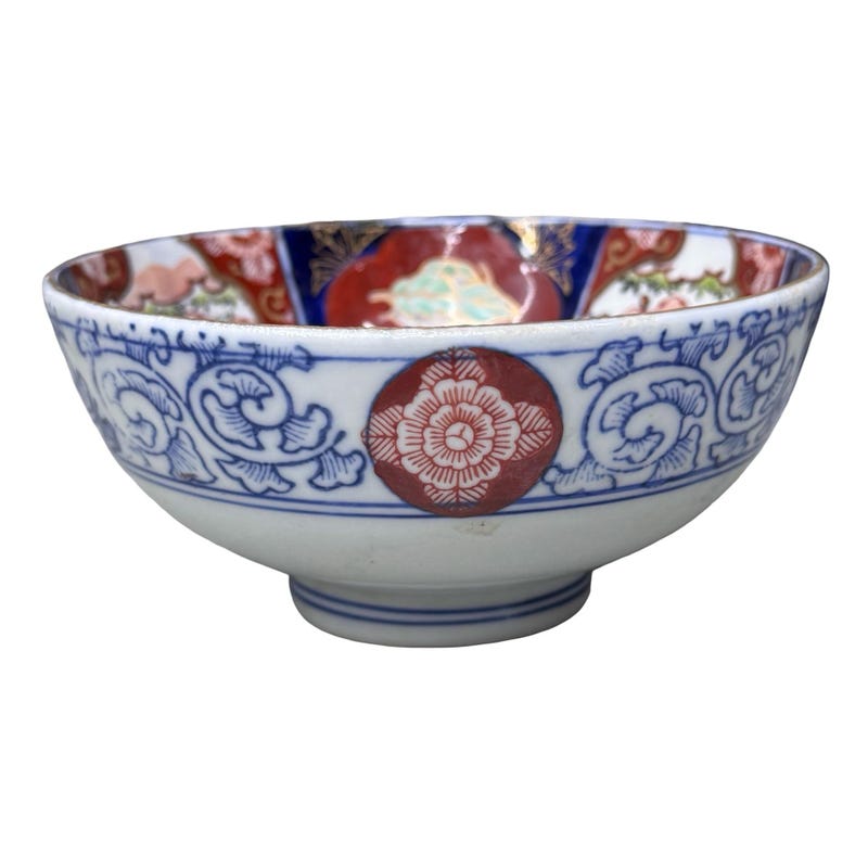 Japanese Imari Bowl Vintage - Etsy