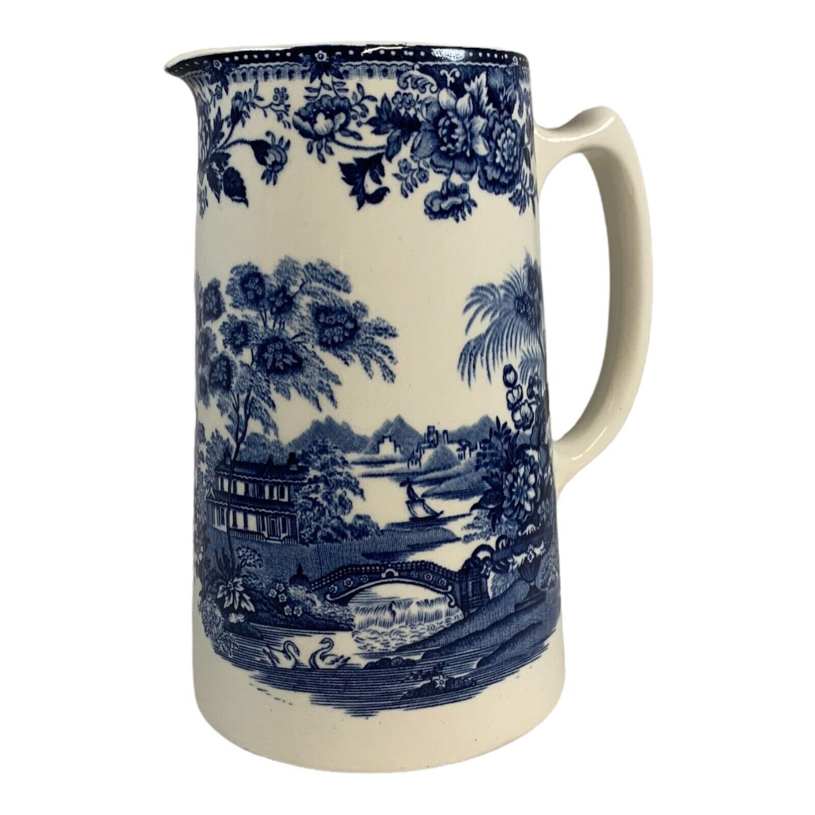 Royal Staffordshire Clarice Cliff Tonquin Blue Pitcher Antique - Etsy
