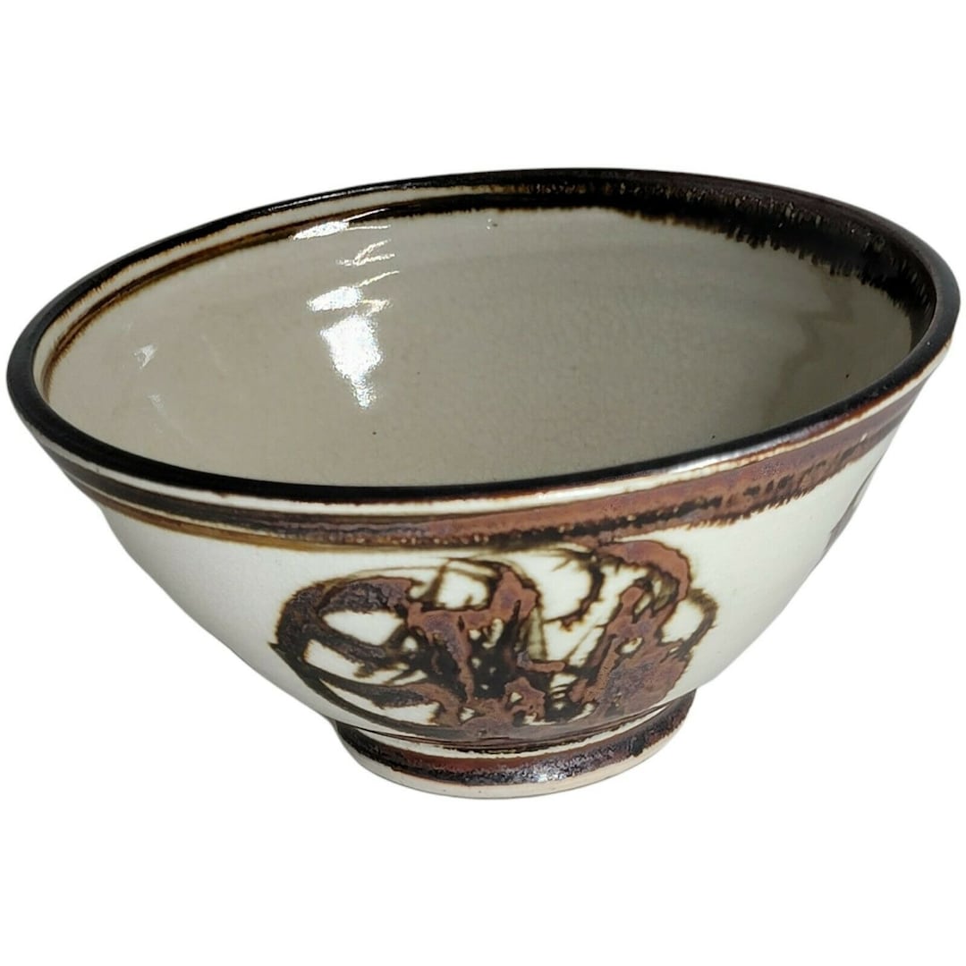 Louis Mideke Studio Pottery Northwest Oriental Asian Serving - Etsy