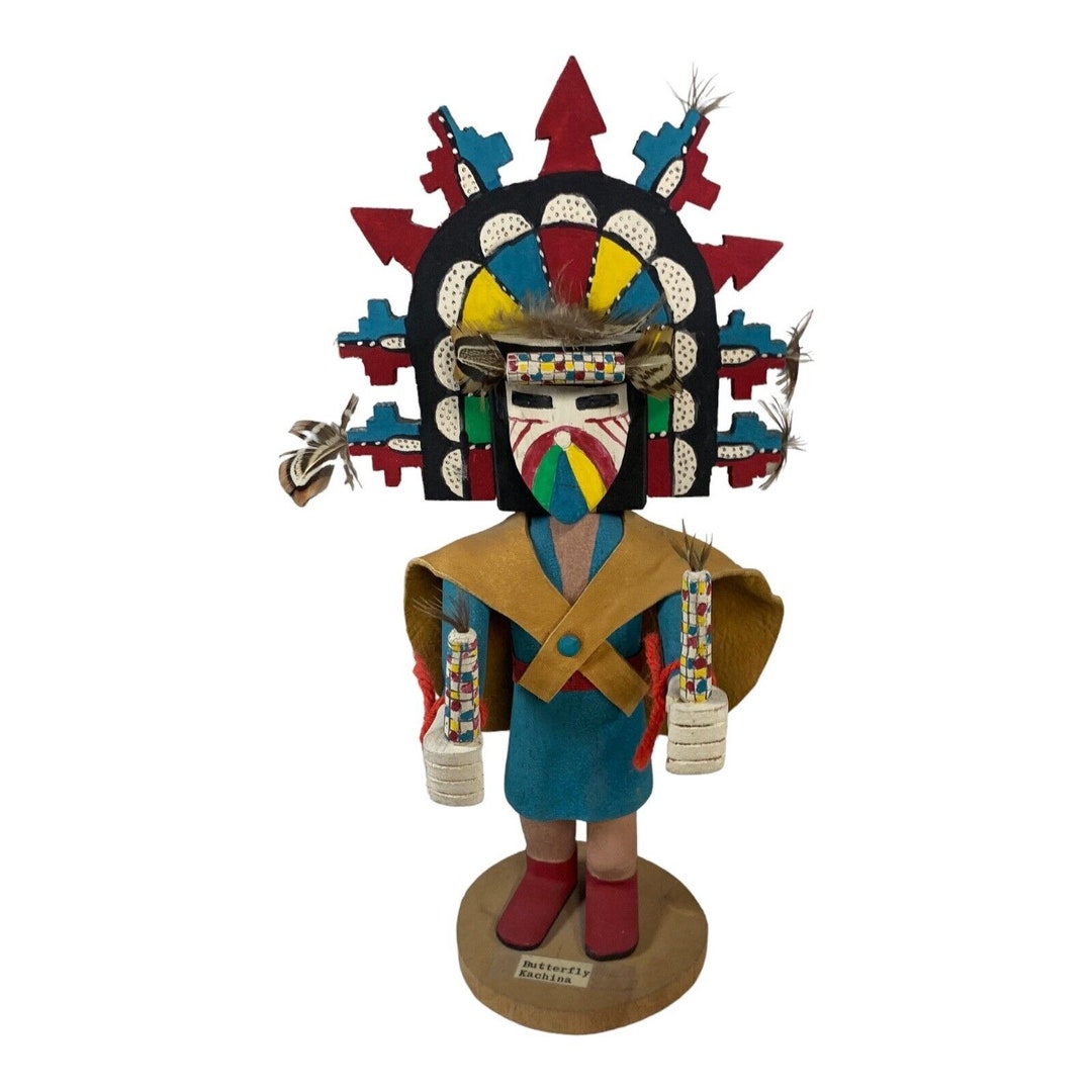 Vintage Pahlik Mana Butterfly Maiden Kachina Dancer Hopi Native ...