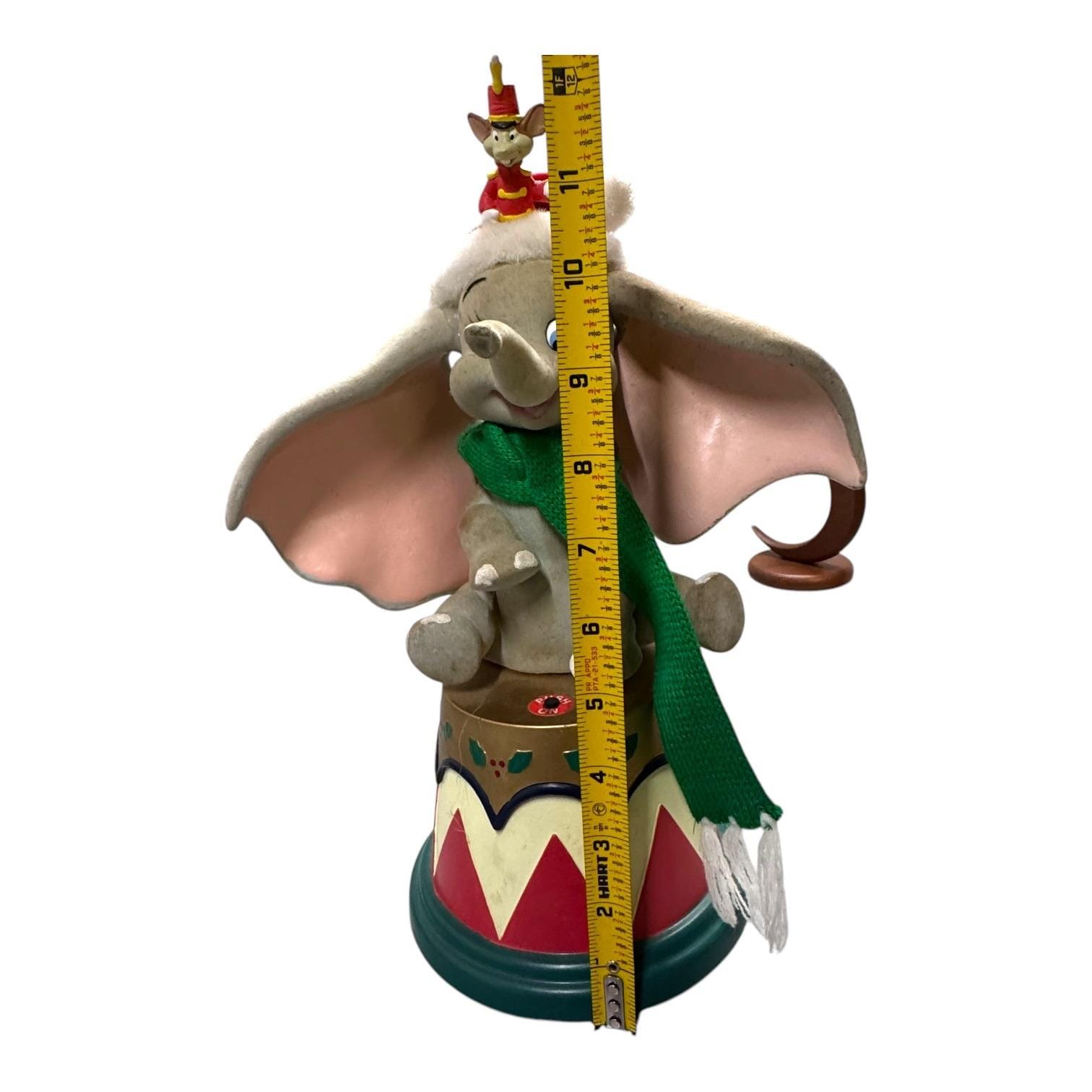 Vtg Telco Motion-ettes Dumbo Animated Christmas Figurine Scarf & Santa ...