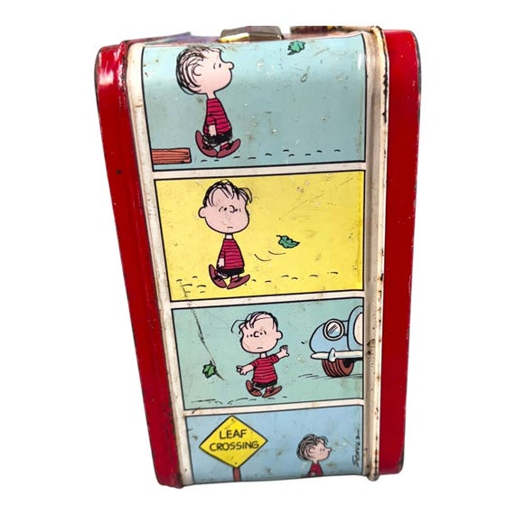 Vintage 1958 Peanuts Snoopy Lucy Lunchbox Featuring C… - Gem