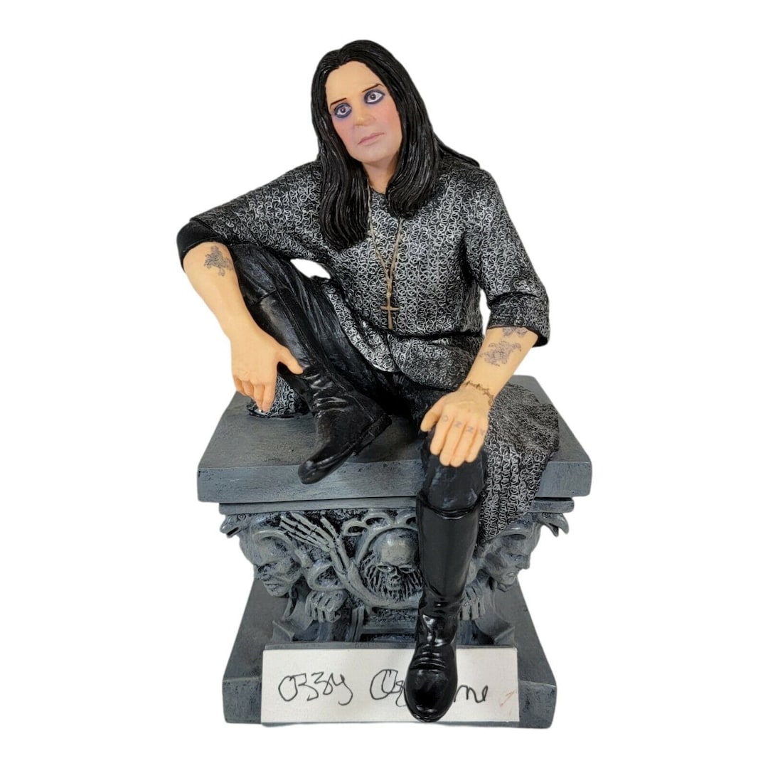 VTG Ozzy Osbourne Signed Autographed Gartlan USA Statue Figurine 289/ ...