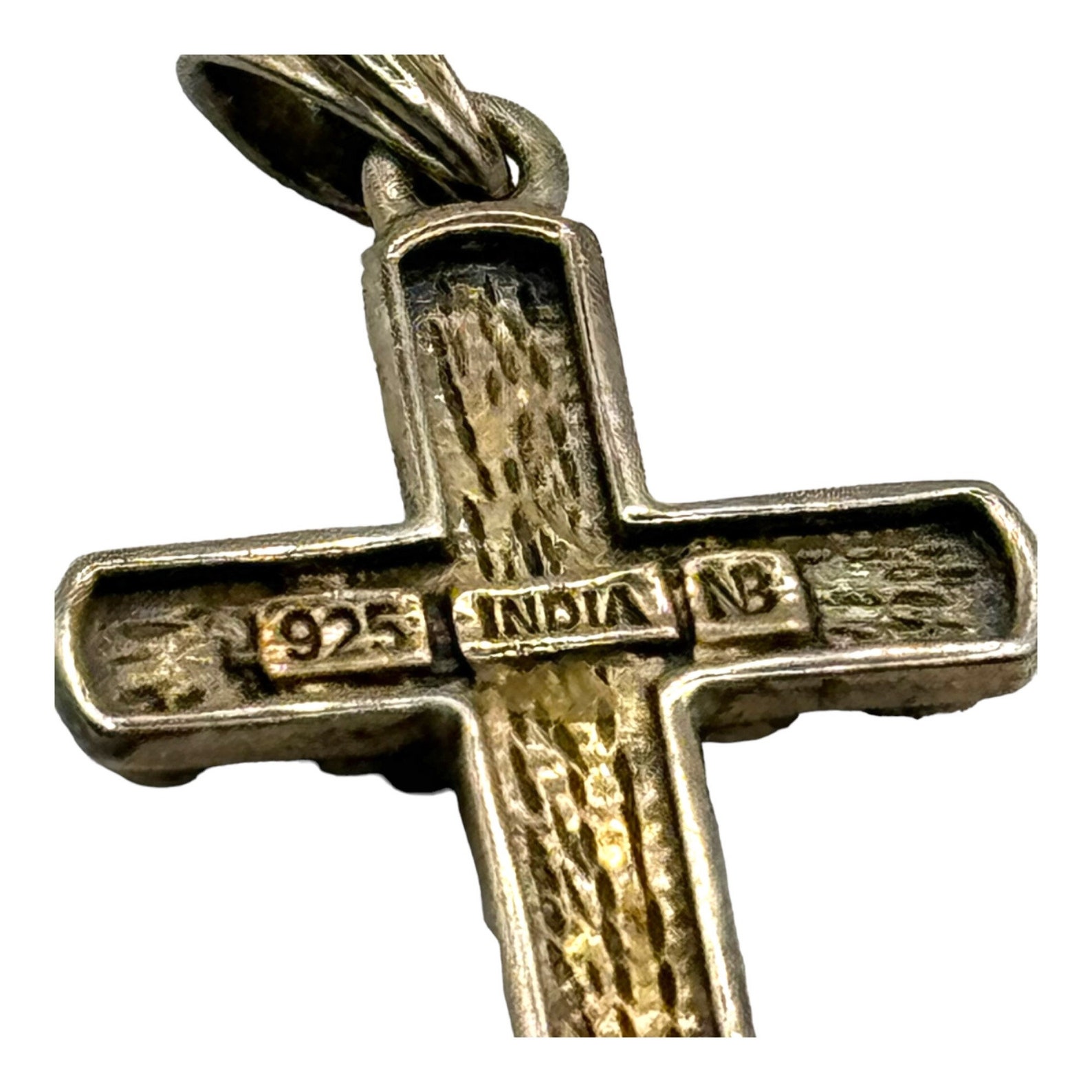 Sterling Silver Nicky Butler Cross Pendant Garnet and Pearl Made in ...