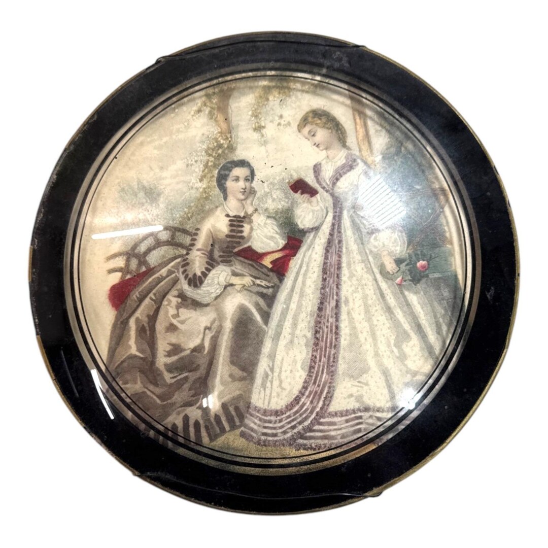 Vintage Peter Watson Studio Handmade Framed Victorian Bubble Glass Wall ...