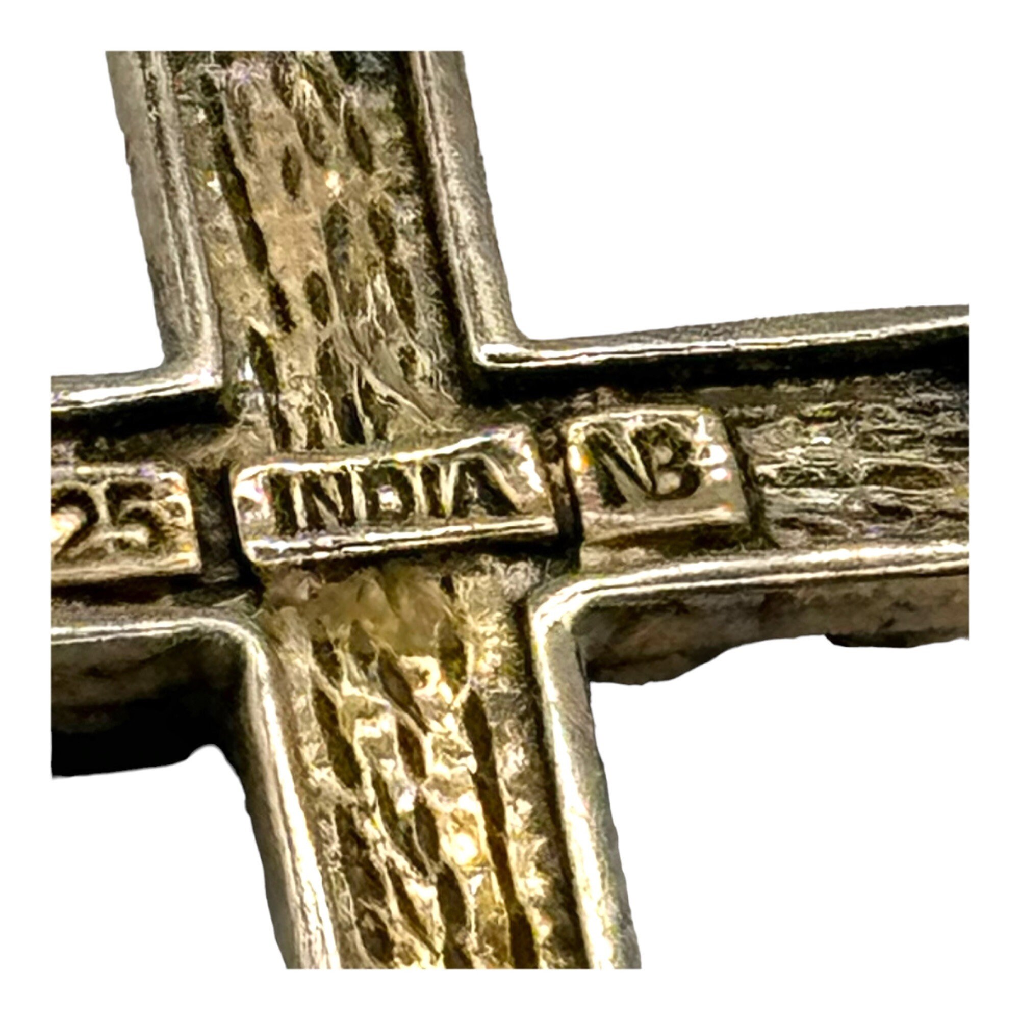 Sterling Silver Nicky Butler Cross Pendant Garnet and Pearl Made in ...