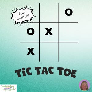 Tic Tac Toe Game Printable - INSTANT DOWNLOAD - Personal Use - Screen ...