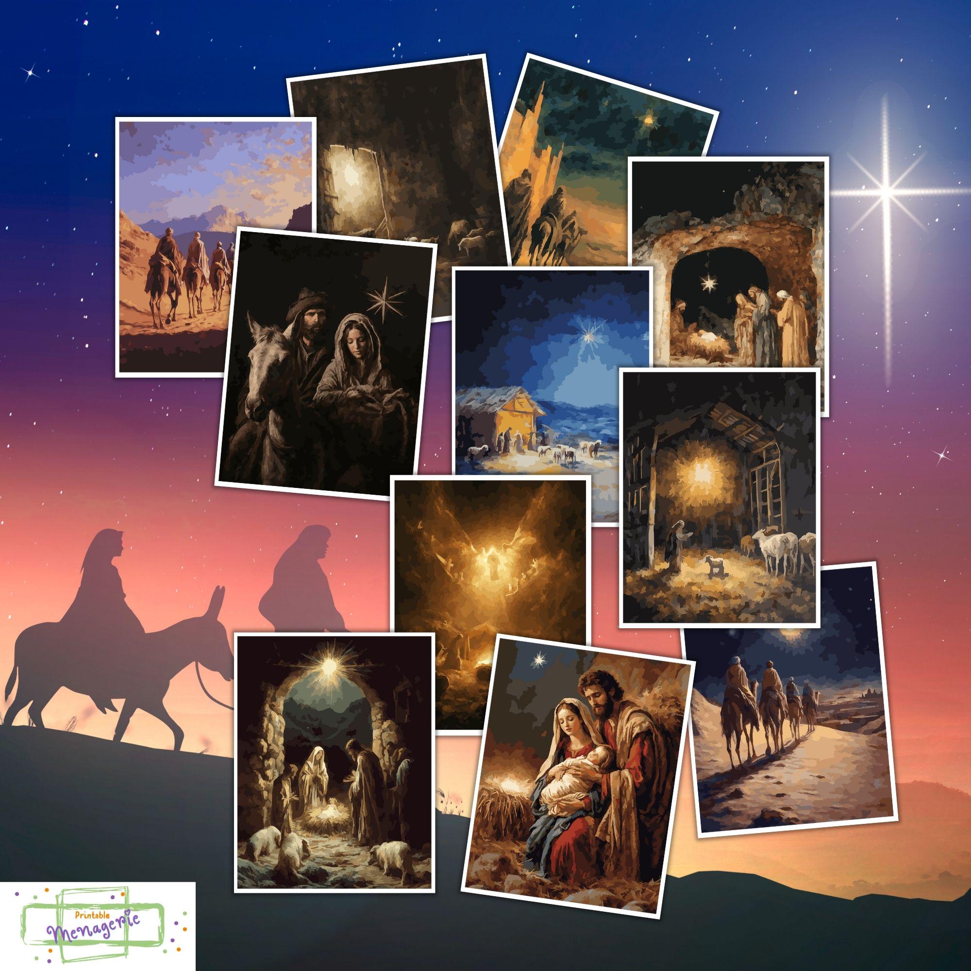 Color by Number – Nativity Bundle 1 – INSTANT DOWNLOAD – Personal Use ...