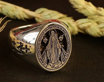 Marian Consecration Ring | Etsy