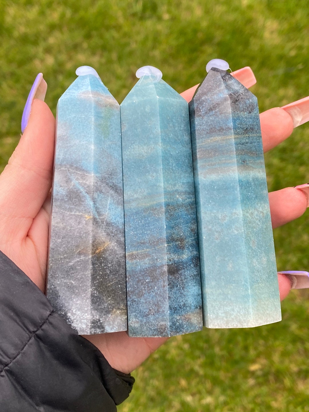 Trolleite Towers Natural High Quality Trolleite Blue Crystal Tower - Etsy