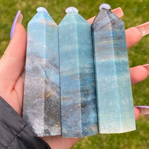 Trolleite Towers Natural High Quality Trolleite Blue Crystal Tower - Etsy