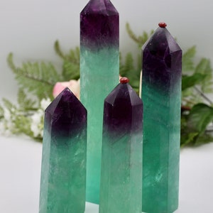 Watermelon Fluorite Towers Natural Rainbow Fluorite High Quality ...