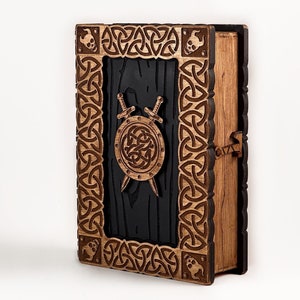 Viking Book Box Plan. 3mm, 1/8 Inch (3.175mm), 3.6mm, 4mm, 4.5mm. Laser ...