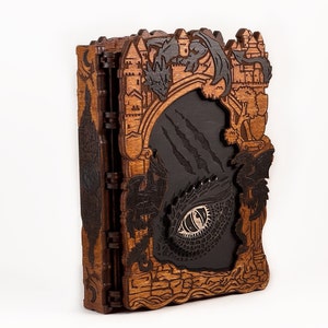 Dragon Book Box Plan. 3mm, 1/8inch (3.175mm), 3.6mm, 4mm, 4.5mm. Laser ...