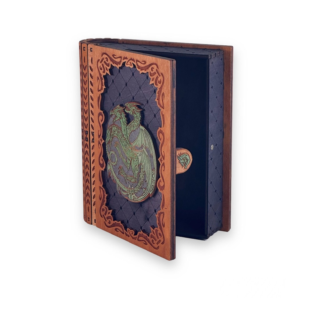 Dragon Book Box. 3mm, 1/8inch (3.175mm), 3.6mm, 4mm, 4.5mm, 5mm. Laser ...