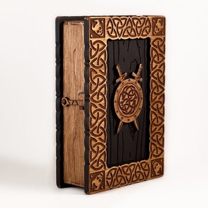 Viking Book Box Plan. 3mm, 1/8 Inch (3.175mm), 3.6mm, 4mm, 4.5mm. Laser ...