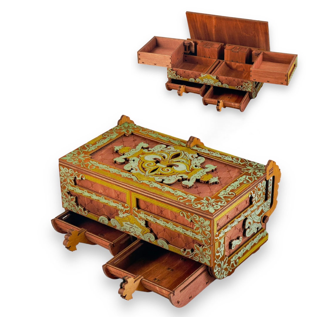 Jewelry Box Plan. 3mm, 1/8 Inch (3.175mm), 3.6mm, 4mm, 4.5mm, and 5mm ...