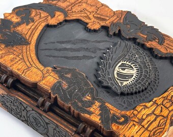 Viking Book Box Plan. 3mm, 1/8 Inch 3.175mm, 3.6mm, 4mm, 4.5mm. Laser ...