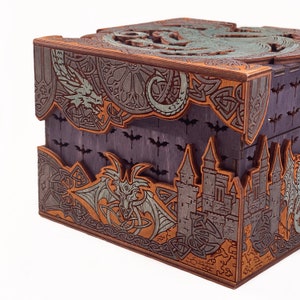 Dragon Box Plan. 3mm, 1/8inch (3.175mm), 3.6mm, 4mm, 4.5mm, 5mm. Laser ...