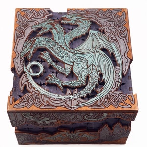Dragon Box Plan. 3mm, 1/8inch (3.175mm), 3.6mm, 4mm, 4.5mm, 5mm. Laser ...