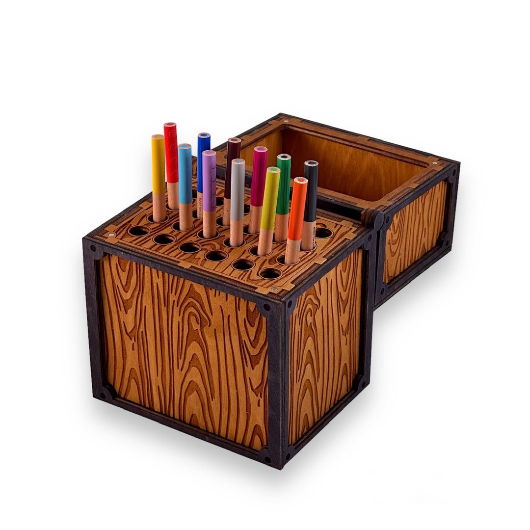 Wooden Storage Box. Laser Cut File for DIY Crafting: PDF, SVG. Digital ...