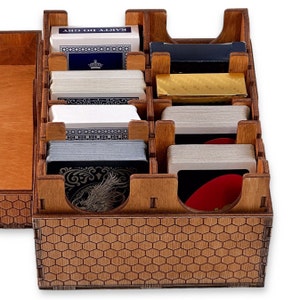 Laser-cut Gaming Card Box Template Bundle for DIY Enthusiasts. Laser ...