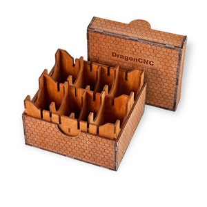 Laser-cut Gaming Card Box Template Bundle for DIY Enthusiasts. Laser ...