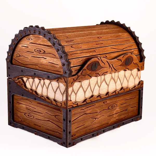 Monster Treasure Chest Svg - Etsy