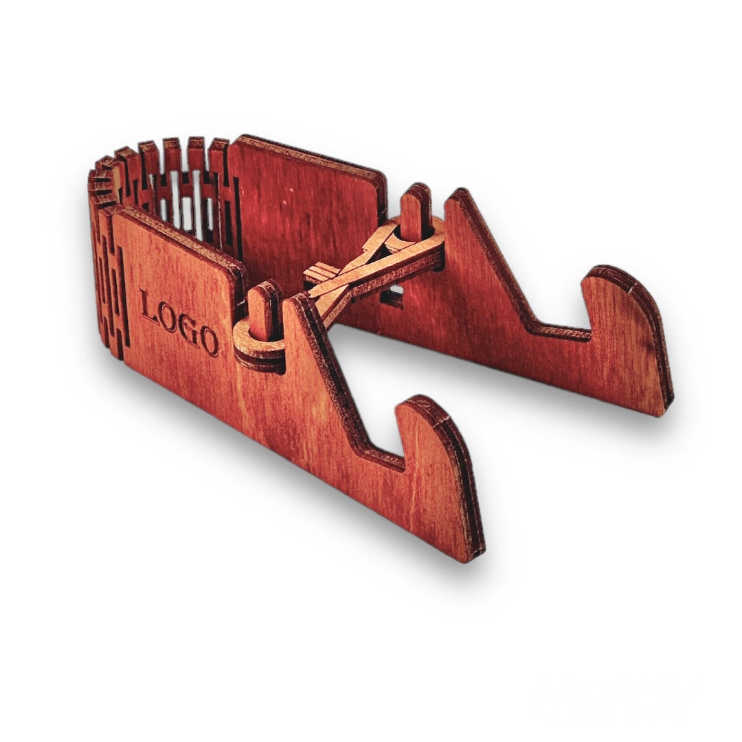 Wooden Phone Stand. Laser Cut Design. 3mm, 18inch (3.175mm), 3.6mm, 4mm ...