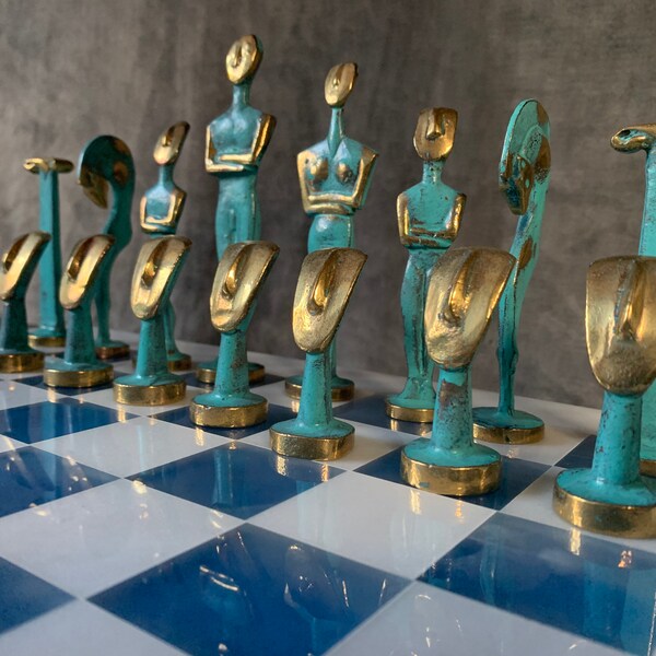 Greek Chess Set - Etsy