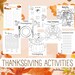Thanksgiving Activity Pages Thanksgiving Coloring Pages Thanksgiving ...