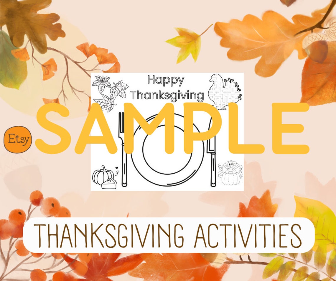 Thanksgiving Activity Pages Thanksgiving Coloring Pages Thanksgiving ...