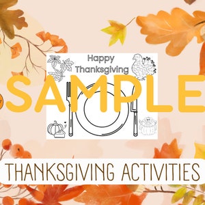 Thanksgiving Activity Pages Thanksgiving Coloring Pages Thanksgiving ...