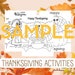 Thanksgiving Activity Pages Thanksgiving Coloring Pages Thanksgiving ...