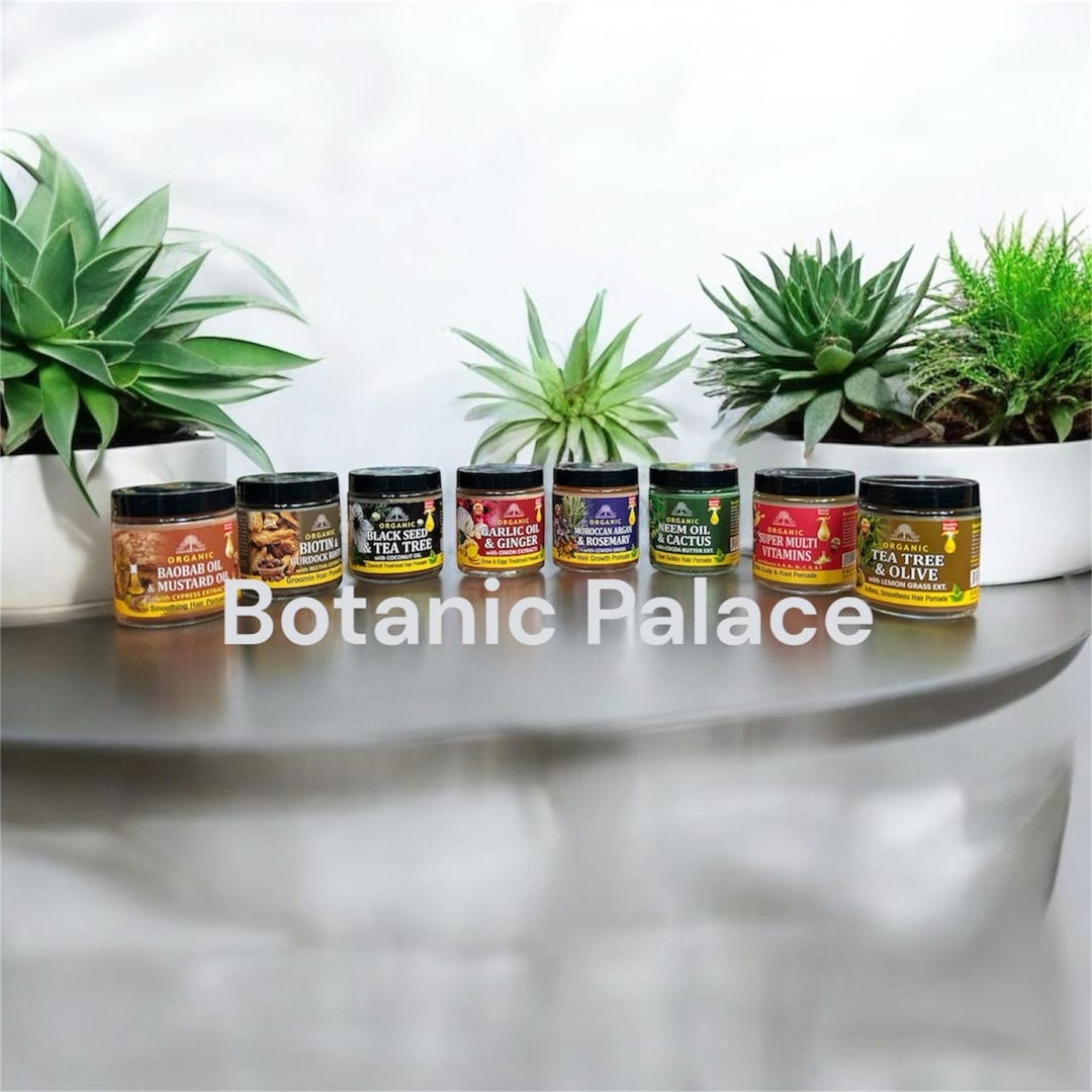 ORGANIC Hair Pomade MORE Variety 4 Oz Glass Jar by Essential Palace - Etsy