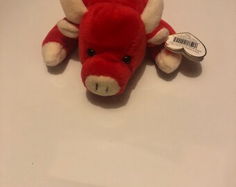 Snort the Bull Beanie Baby | Etsy