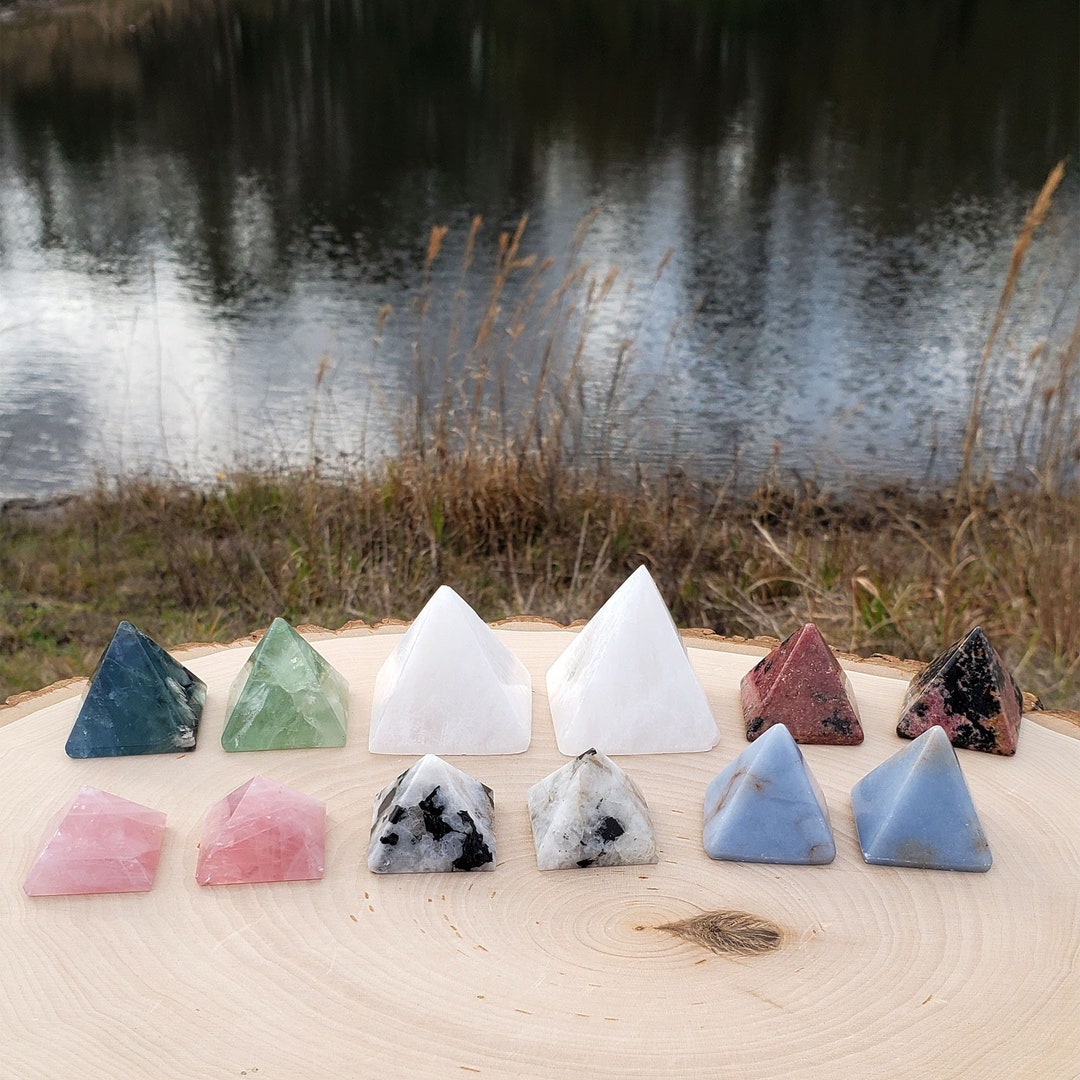Natural Crystal Pyramid | Crystal Pyramid | Crystal Pointer | Healing ...
