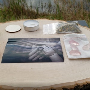 Family Blessing Pocket Ritual Crystal Kit - Etsy