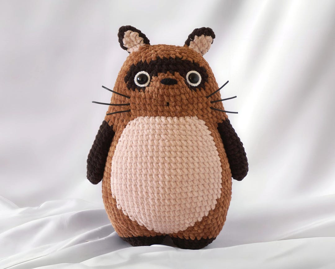 Tanuki Crochet Pattern - PDF Tutorial - Etsy 日本
