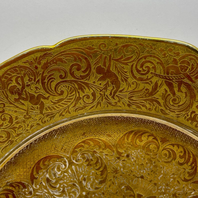 Antique Porcelain Baroque Style Plate. Czechoslovakia. 1875 - Etsy