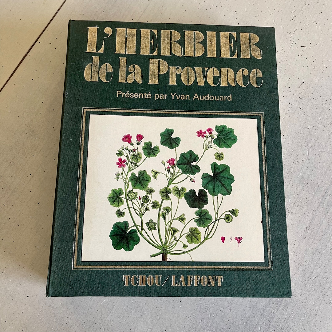 Vintage Collectible Herbarium/ Botanical Book Herbs of Provence. France ...