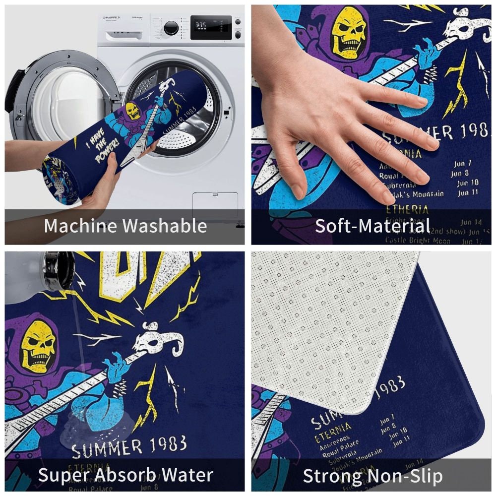 Ghostbusters BIG Merchandise Artwork Slimer Venkman Egon Rug Carpet ...