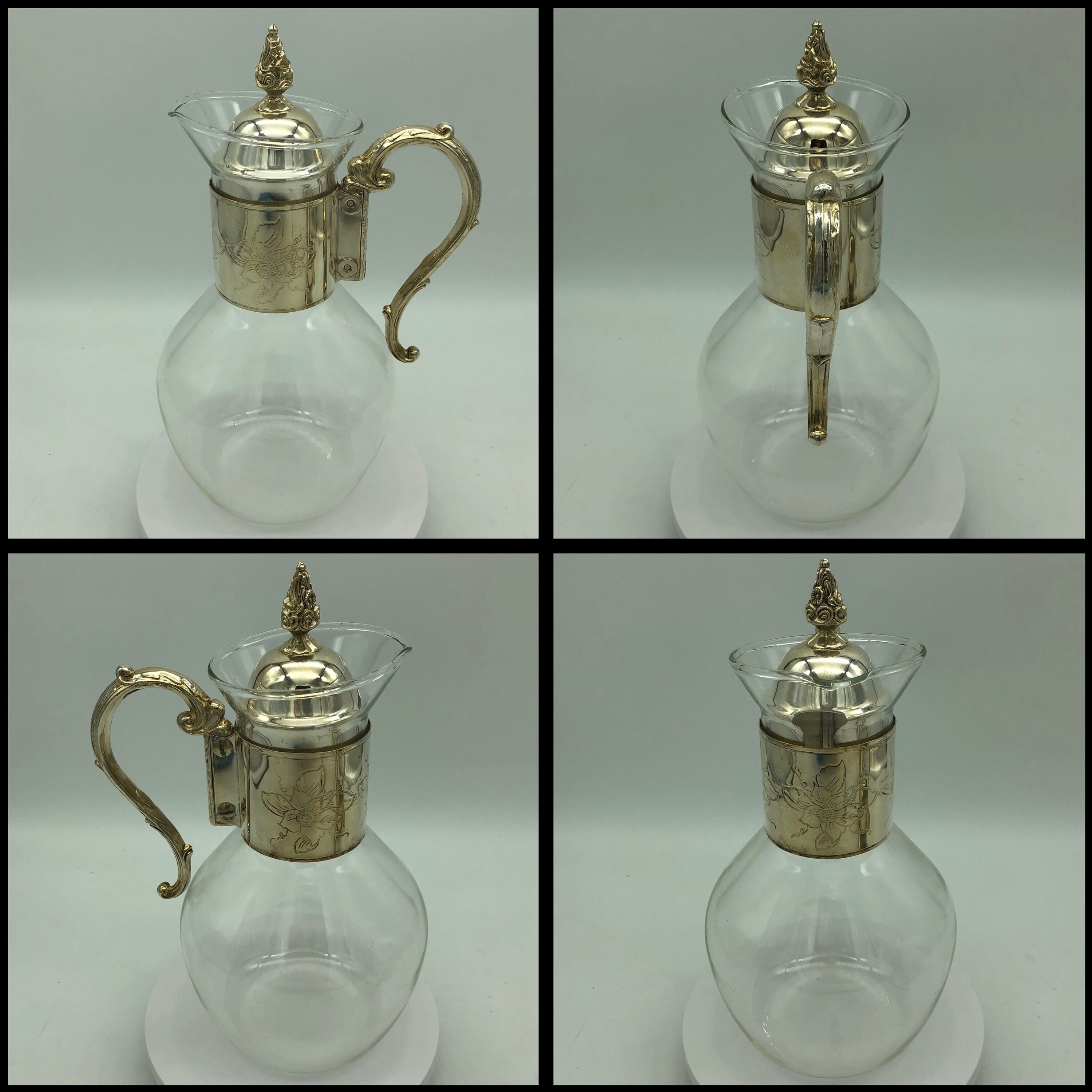 Vintage Silver Plated Coffee Carafe on Stand - Etsy