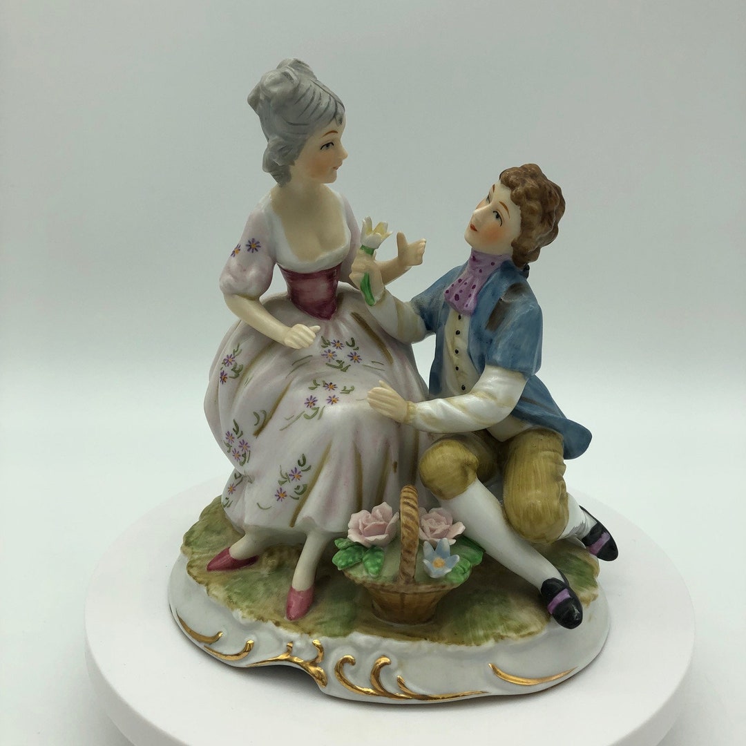 Vintage Porcelain Figurine - Etsy
