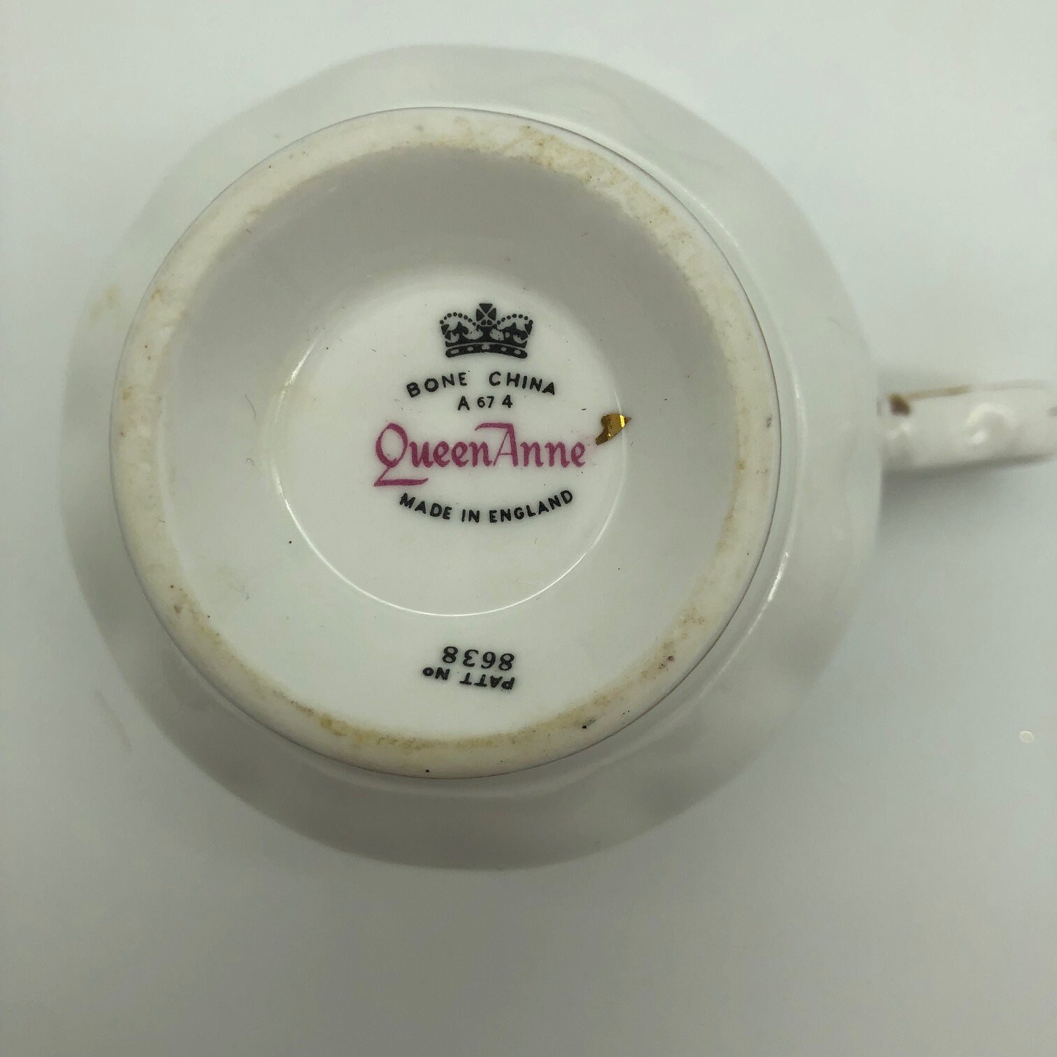 Vintage Queen Anne Tea Cup and Saucer With Roses England - Etsy