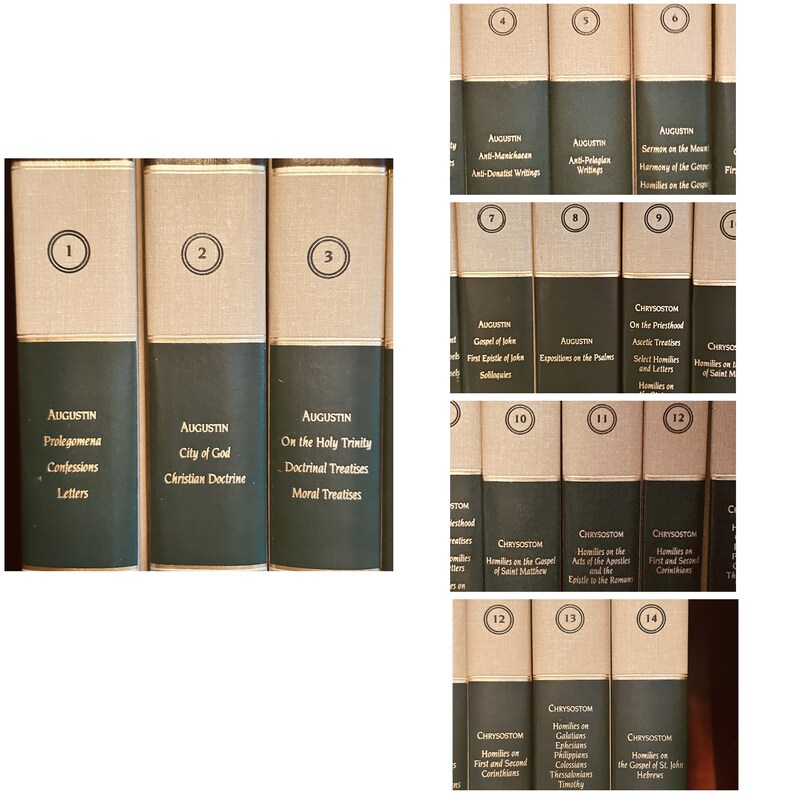RARE / Complete Nicene and Post-nicene Fathers First Series 14 Volumes ...